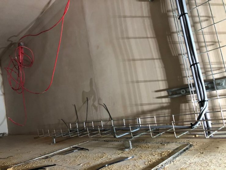 Containment basket Pimlico shop – Local Electricians – Indigo Electrical