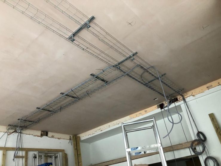 Containment basket Pimlico shop – Local Electricians – Indigo Electrical